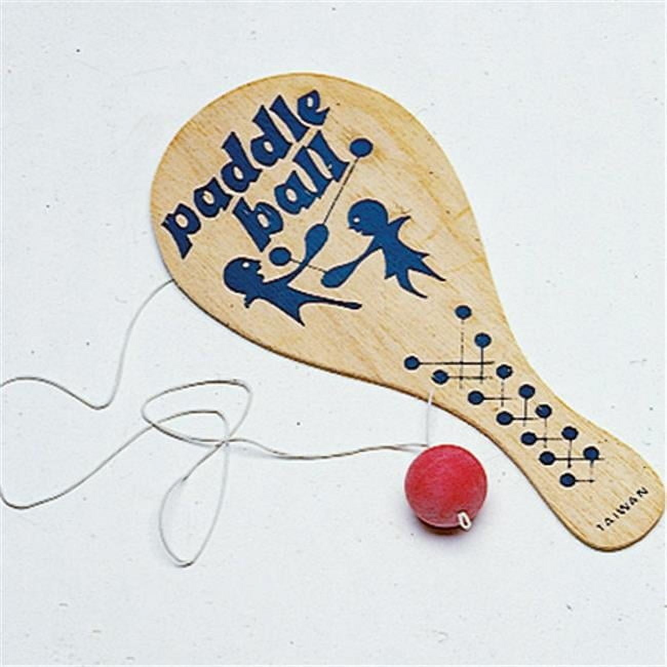 US Toy Company Wood Paddle Balls - Pack of 12 - Walmart.com