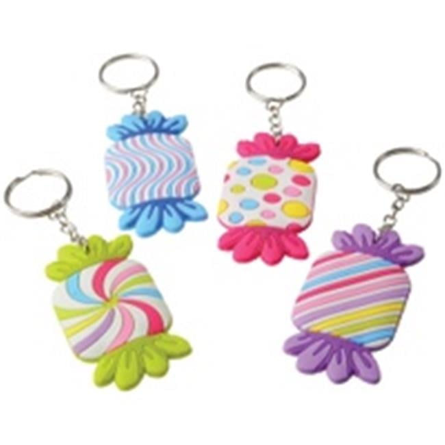 US Toy KC406 Candy Rubber Keychains - Walmart.com