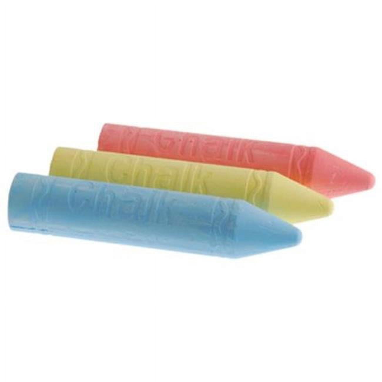 US Toy LM200 3 Piece Giant Sidewalk Chalk - Pack of 3 - Walmart.com