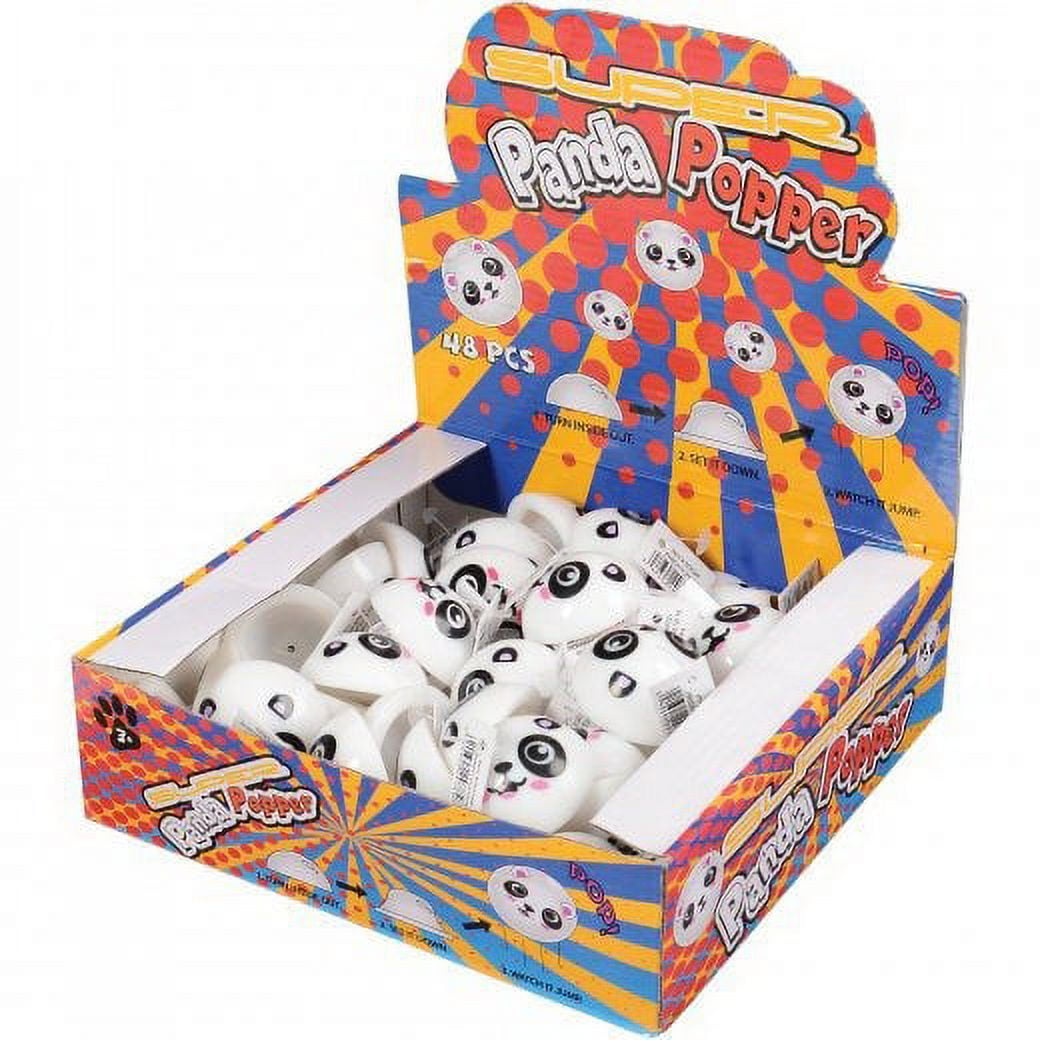 US Toy MX556 Rubber Panda Poppers Toy - 48 Piece - Walmart.com