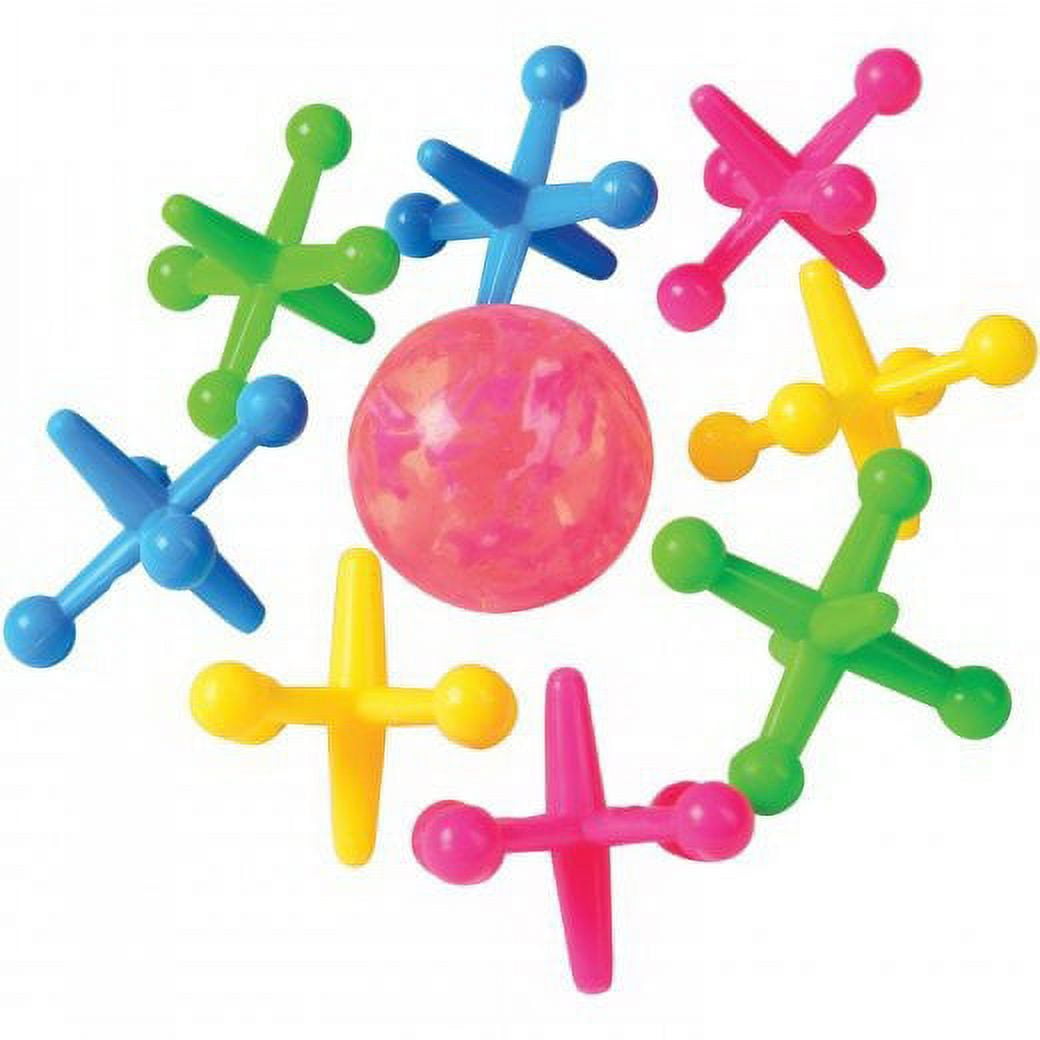 US Toy MX593 30 mm Plastic Jacks Toy, Assorted Color - Walmart.com