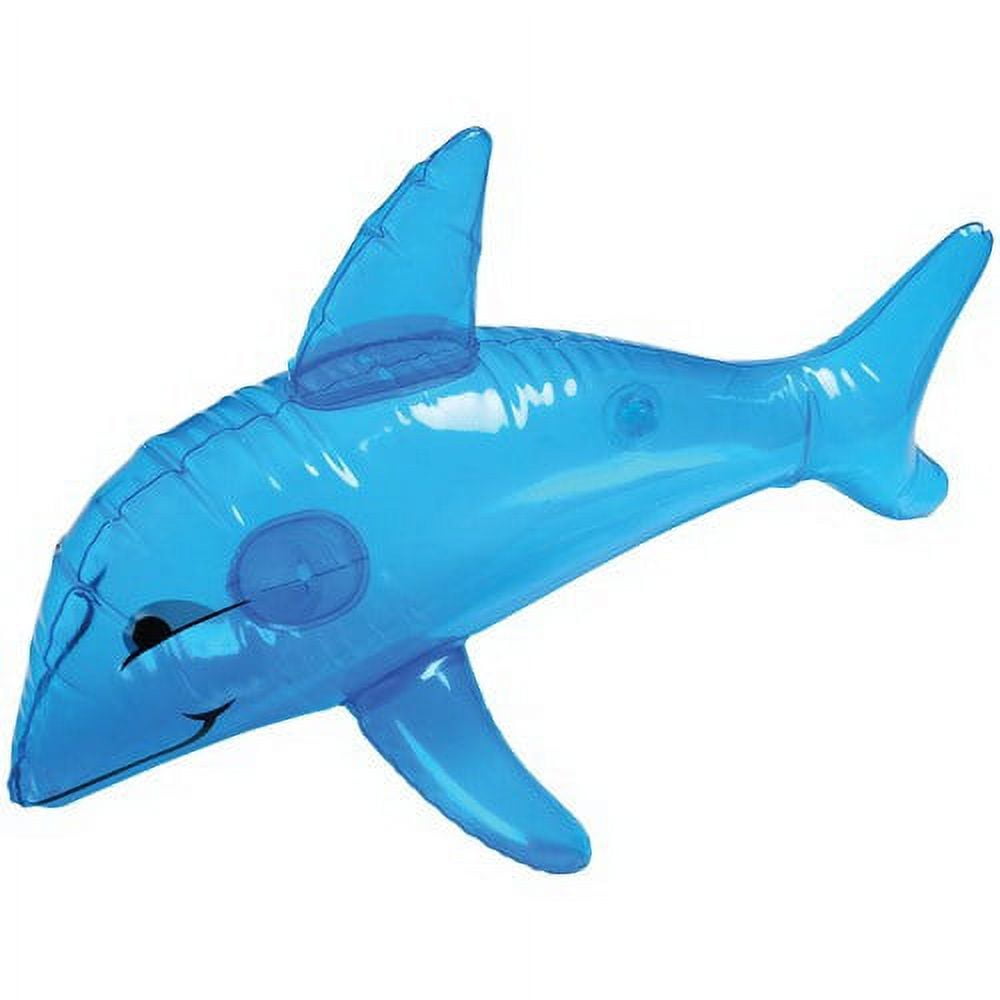 US Toy Summer Fun Pool Party 17" L Big Inflatable Dolphin Swim Toy ...