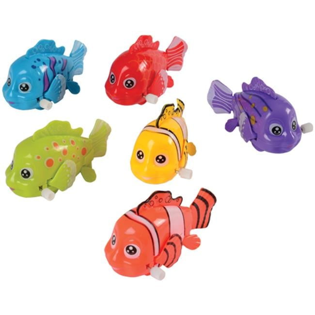 US Toy Tropical Fish Wind Up Toys, 4 Piece Set, Pool Toys and Floats ...