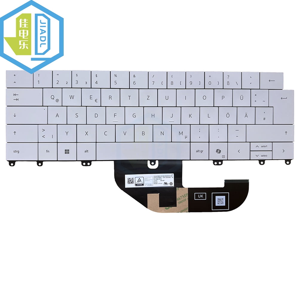 US UK LA GR FR CS White Backlight Keyboard For XPS 13 Plus 9320 9340 13 ...