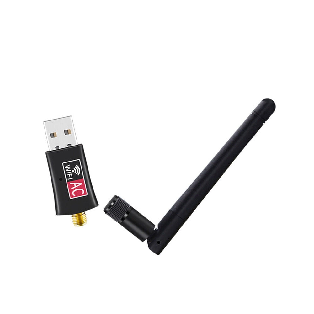 US USB WiFi Adapter Dual Band 600Mbps Signal Booster Range Extender ...