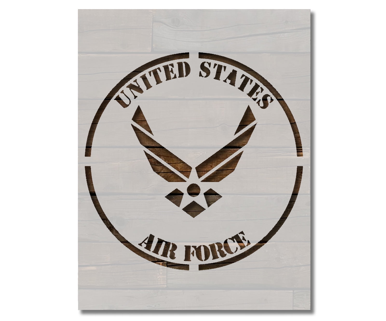 US United States Air Force Stencil Template Reusable 8.5 x 11 for ...