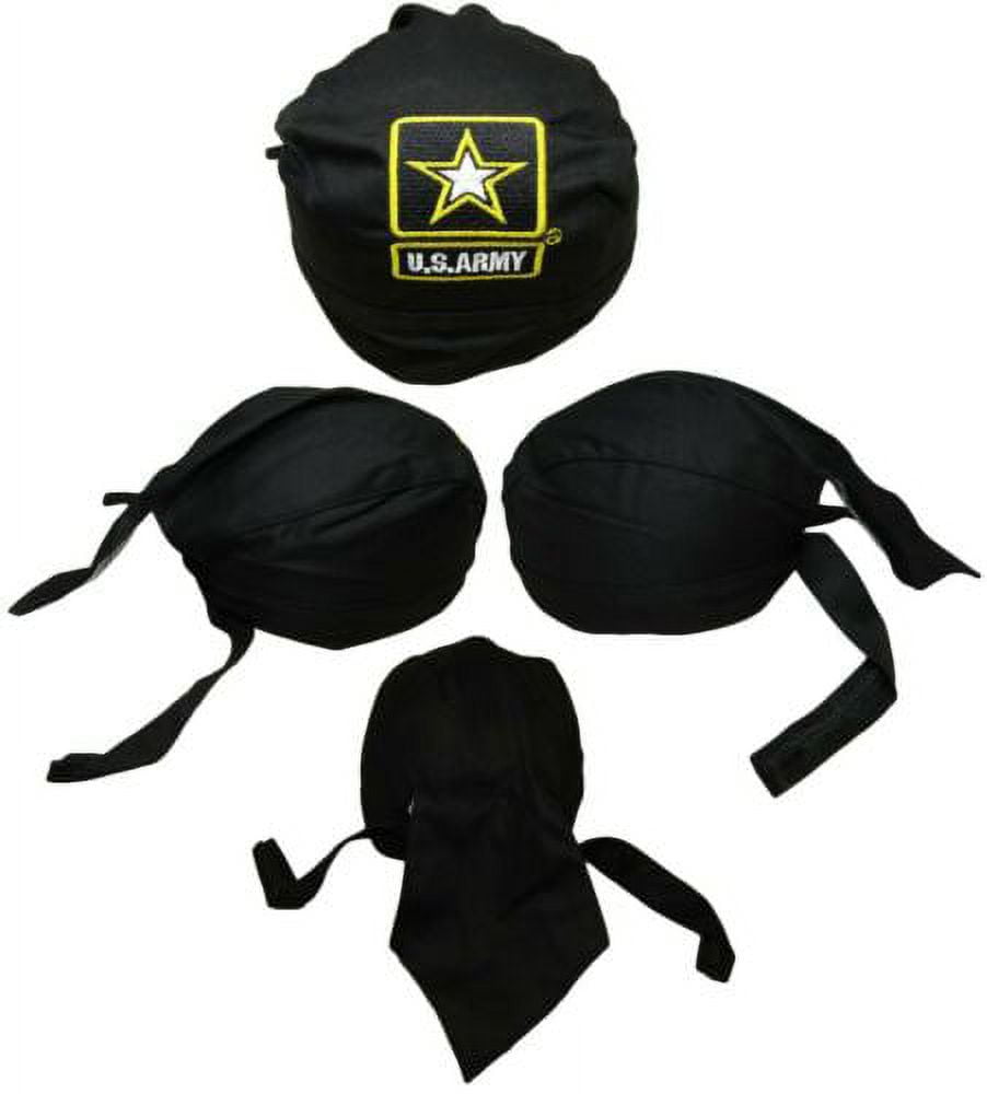 US United States Army Star Logo Crest Emblem Do Rag Doo Rag Skull Cap ...
