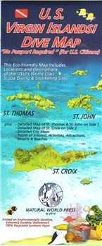 US Virgin Islands! Dive Map - Walmart.com