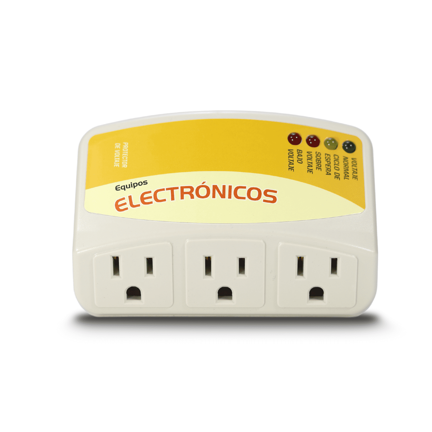 US Voltage Surge Protector, Power Strip, 3 Outlet Voltage Protector ...