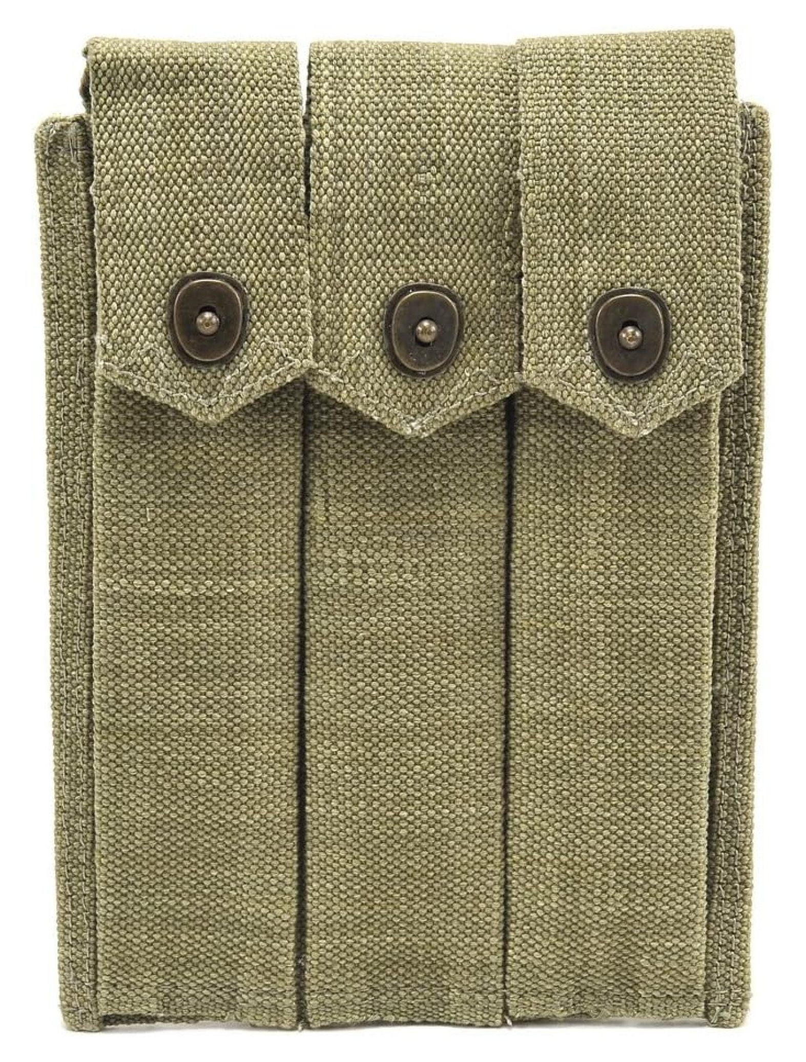 US WW2 Thompson 3 Cell Magazine Pouch Marked JT&L 1943 - Walmart.com