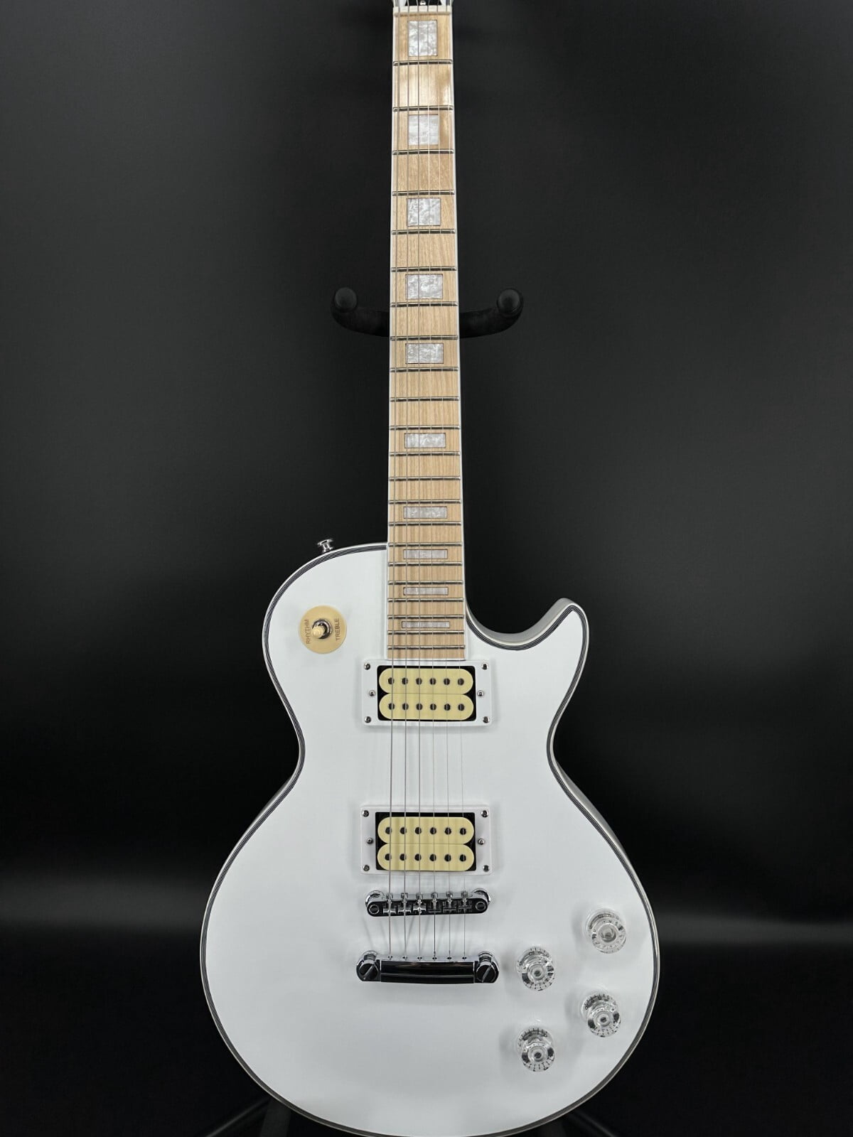US Warehouse New Chibson White LP Electric Guitar Maple Fretboard ...