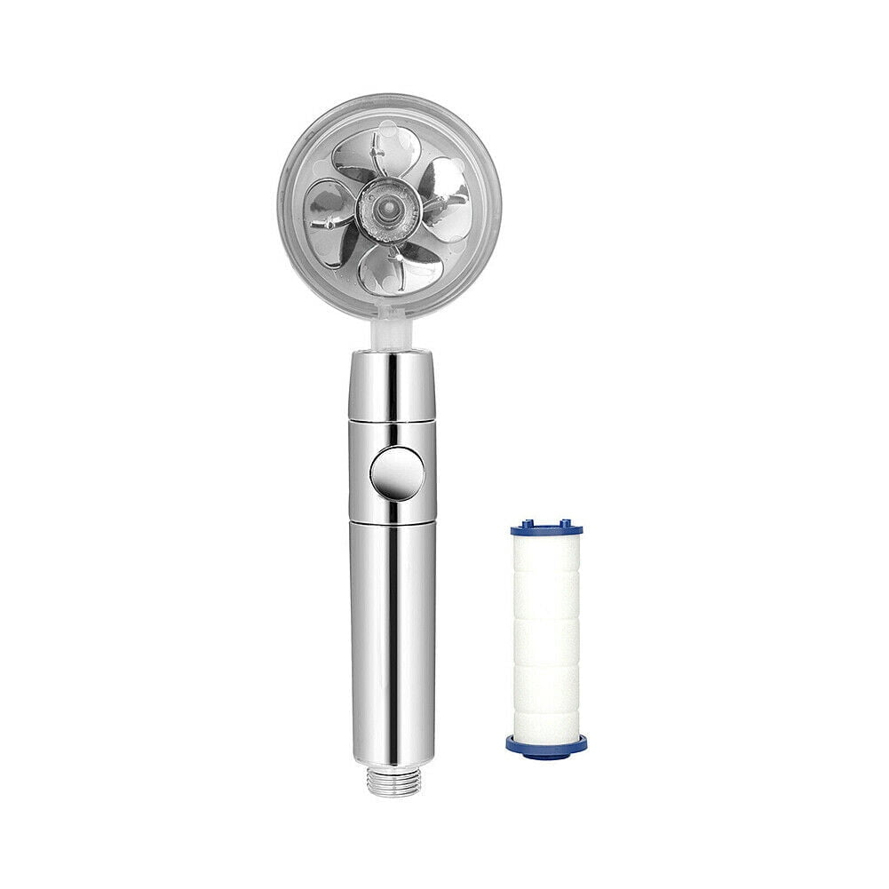 US Water Saving Flow 360 Spinning High Pressure Nozzle Shower Head w ...