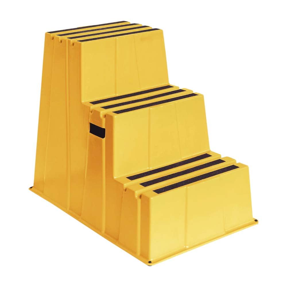 US Weight 3-Step Yellow Safety Step – Lightweight, Durable, Anti-Slip ...