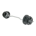 US Weight 60lb Curl Bar Weight Set with Spring Clips – Adjustable ...