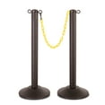 US Weight ChainBoss Outdoor/Indoor Stanchion with 10' of Plastic Chain ...