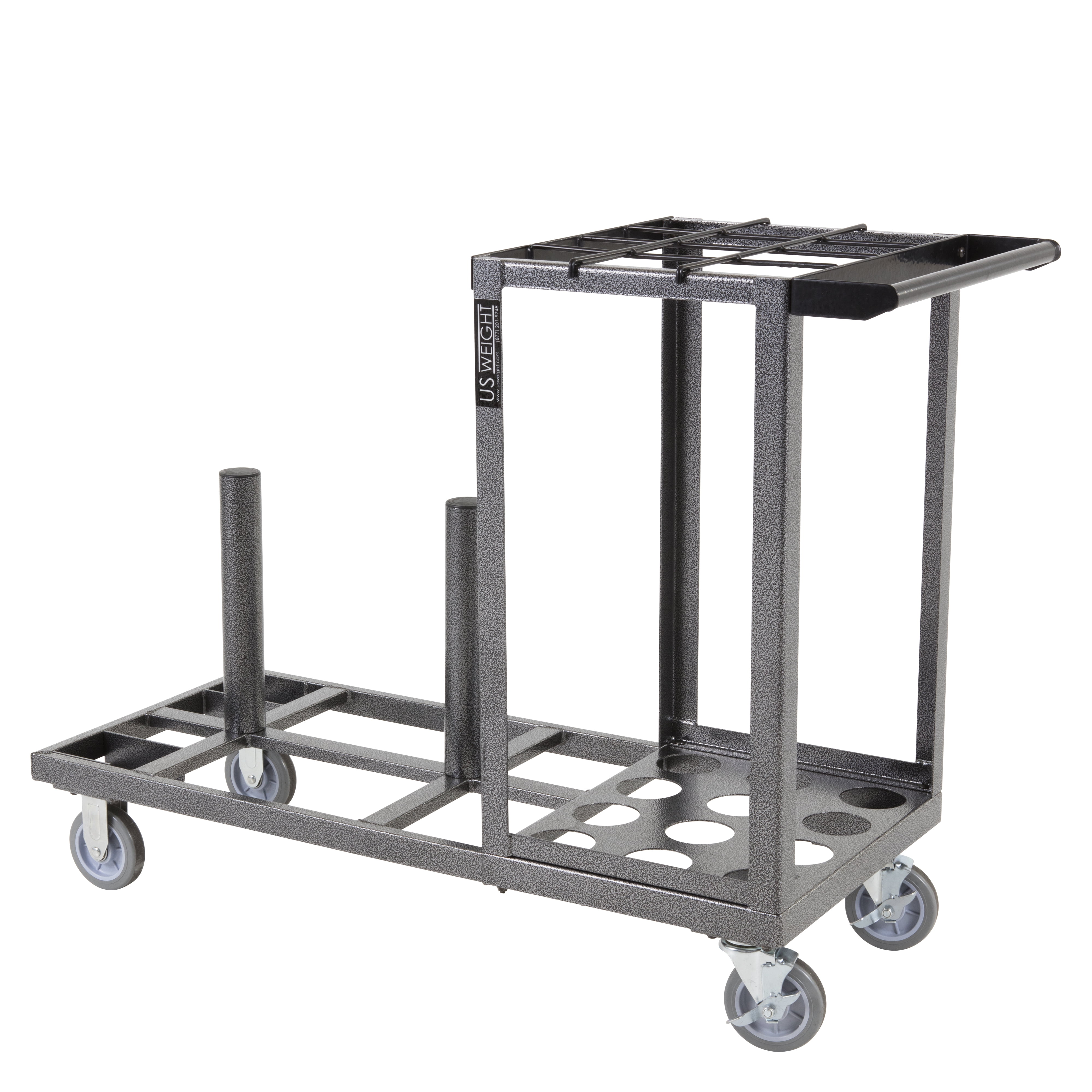 US Weight Statesman Crowd Control Stanchion Cart - Walmart.com
