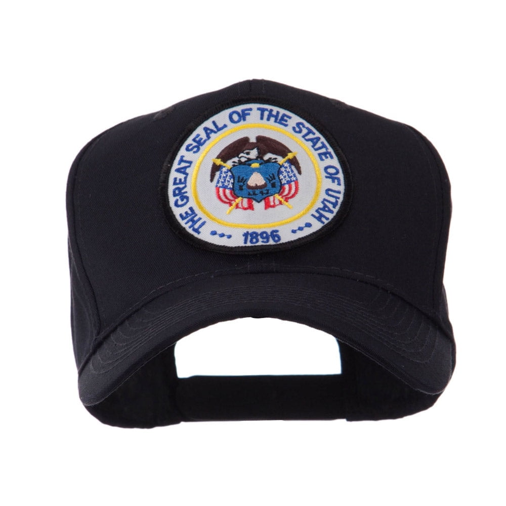 US Western State Seal Embroidered Patch Cap - Utah OSFM - Walmart.com