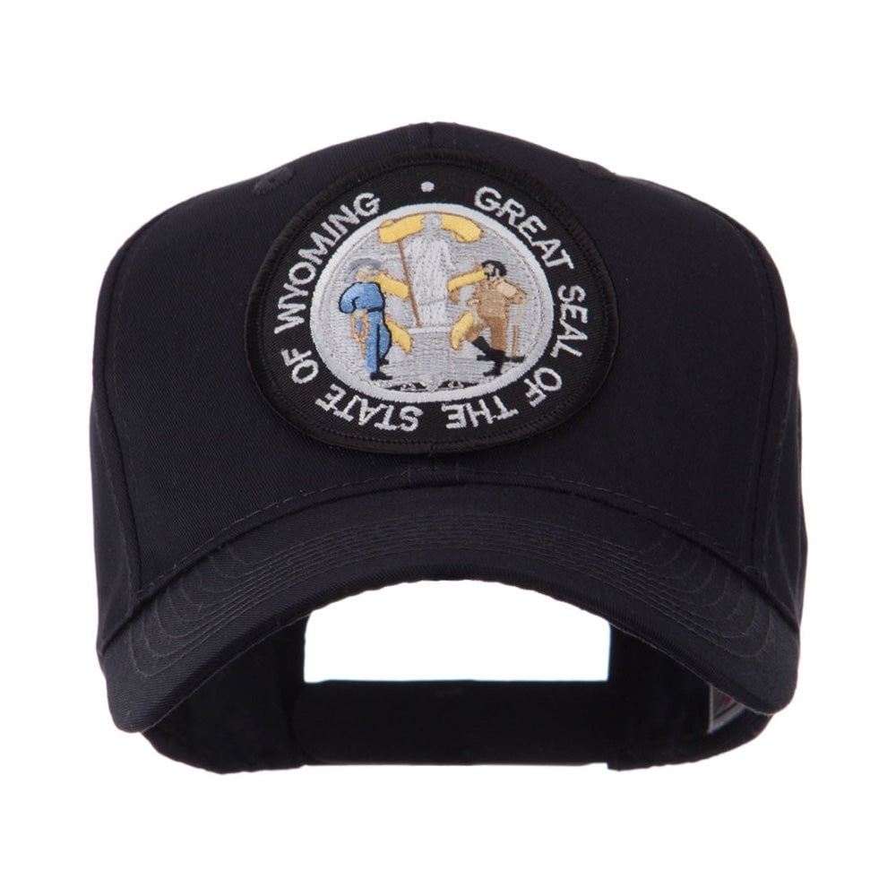 US Western State Seal Embroidered Patch Cap - Wyoming OSFM - Walmart.com