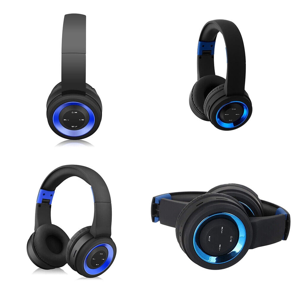 US Wireless Headphones Bluetooth Headset Noise Cancelling Over Ear ...