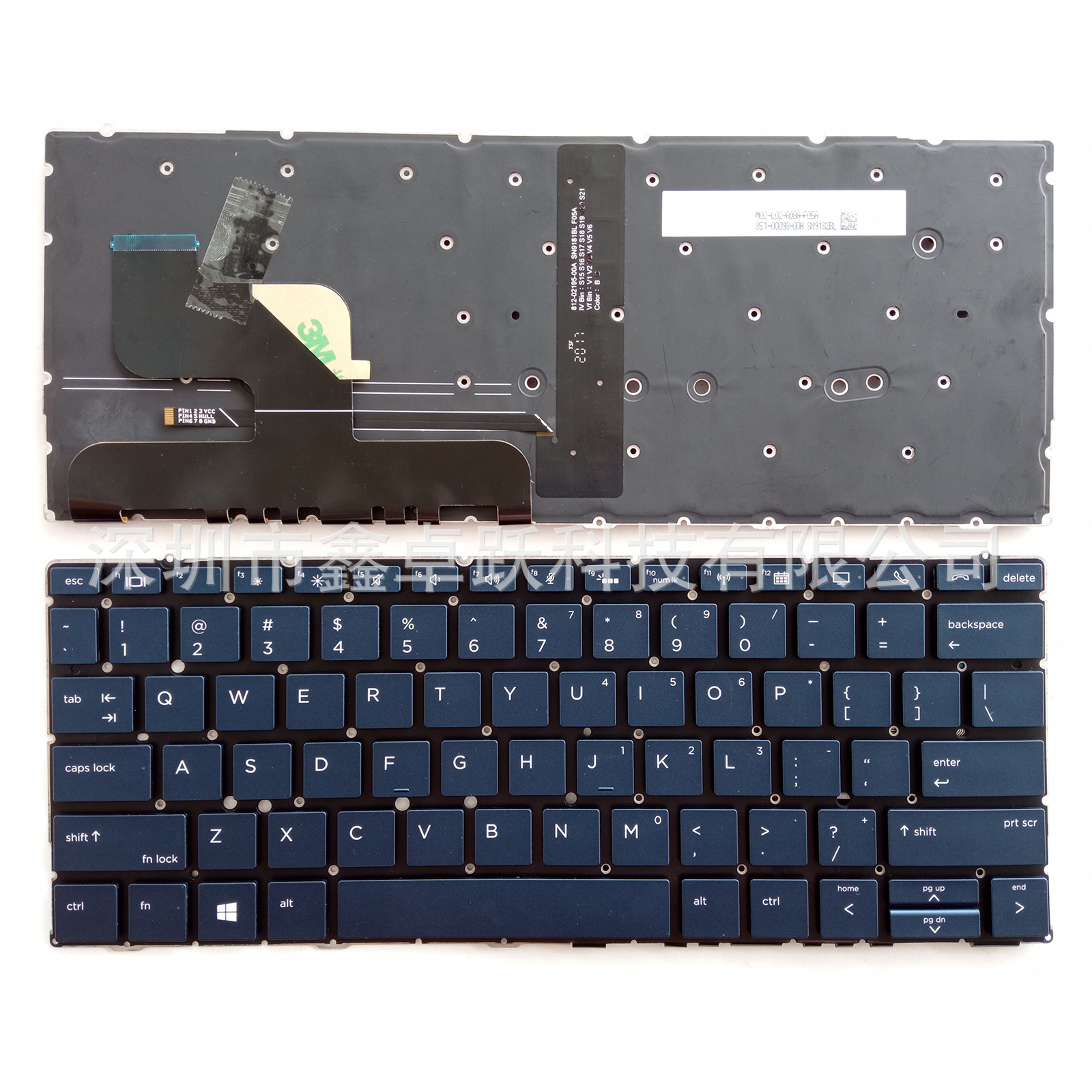 US suitable for HP Dragonfly G2 ELITE Dragonfly G2 keyboard blue ...
