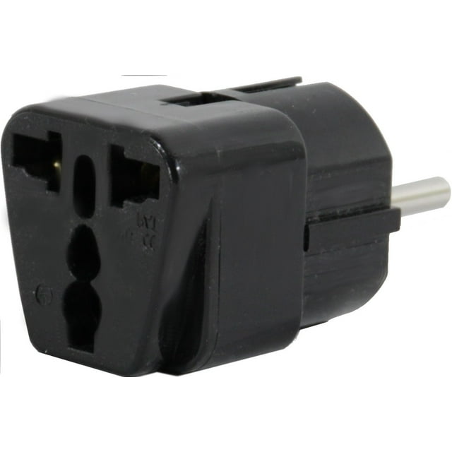 US to PARIS/FRANCE Travel Adapter Plug Dual Universal EUROPE Type E (C ...