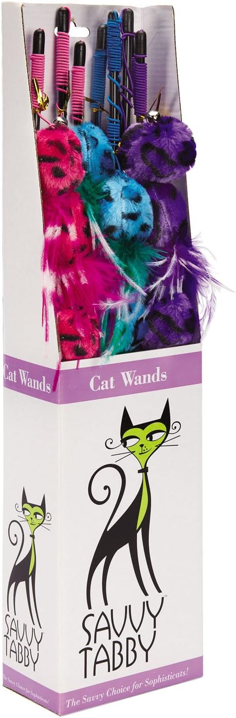 US0812 12 12-Piece Tickle Toy Teasers Display for Cats - Walmart.com