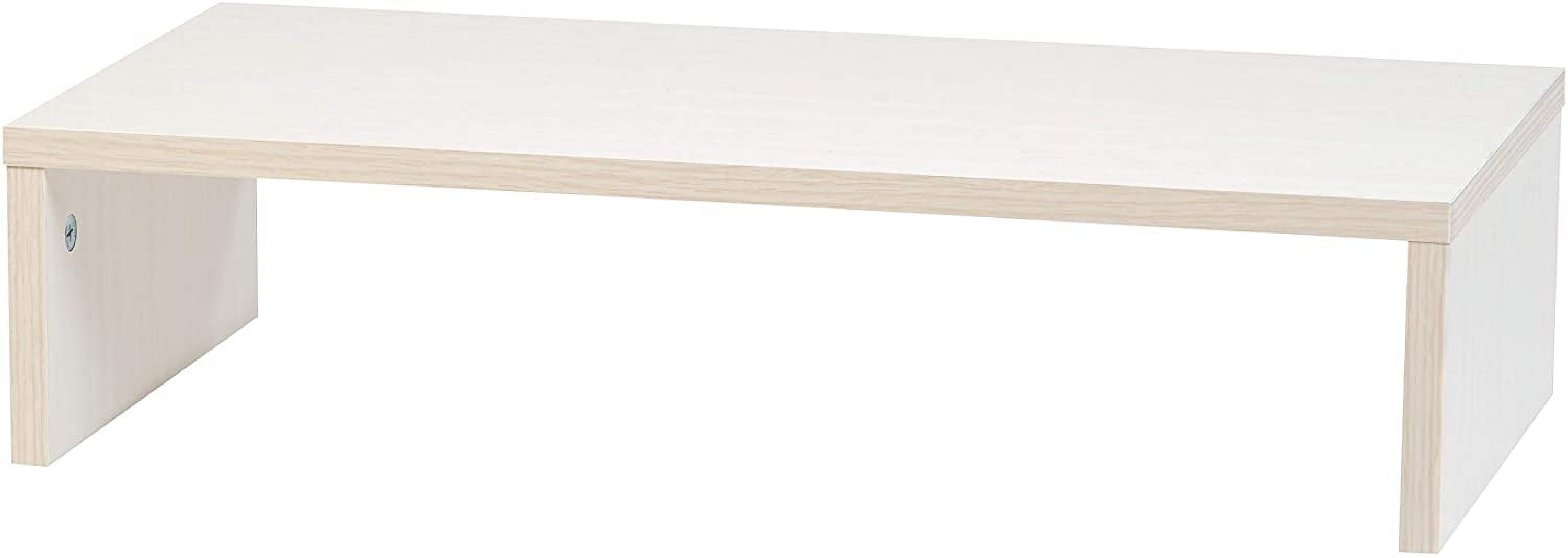 USA 1-Tier Multi-Purpose PC Monitor Organizer Stand, Stackable ...