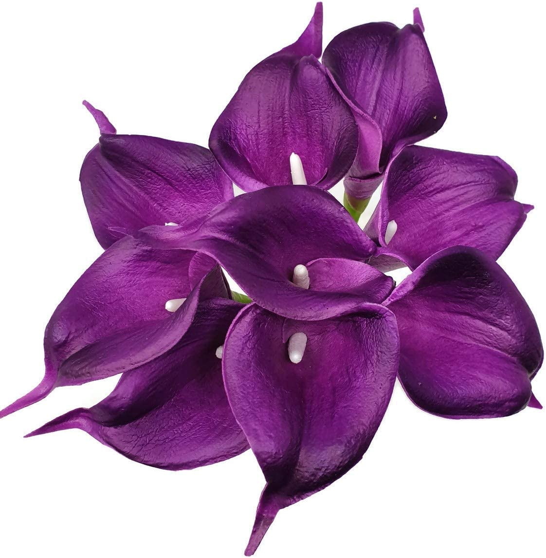USA 14" Real Touch Latex Calla Lily Bunch Artificial Spring Flowers for ...