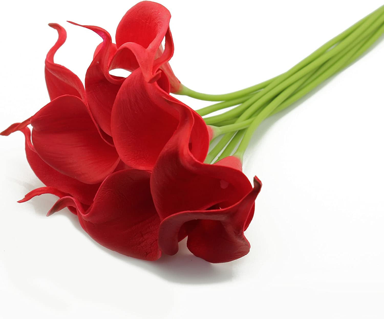 USA 14" Real Touch Latex Calla Lily Bunch Artificial Spring Flowers for ...