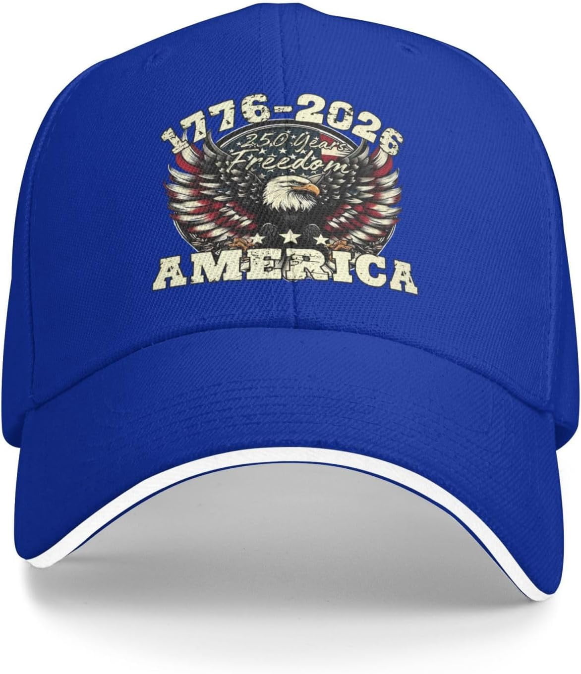 USA 1776 2026 hat 250 Years Freedom 4th of July Hats Baseball Cap ...