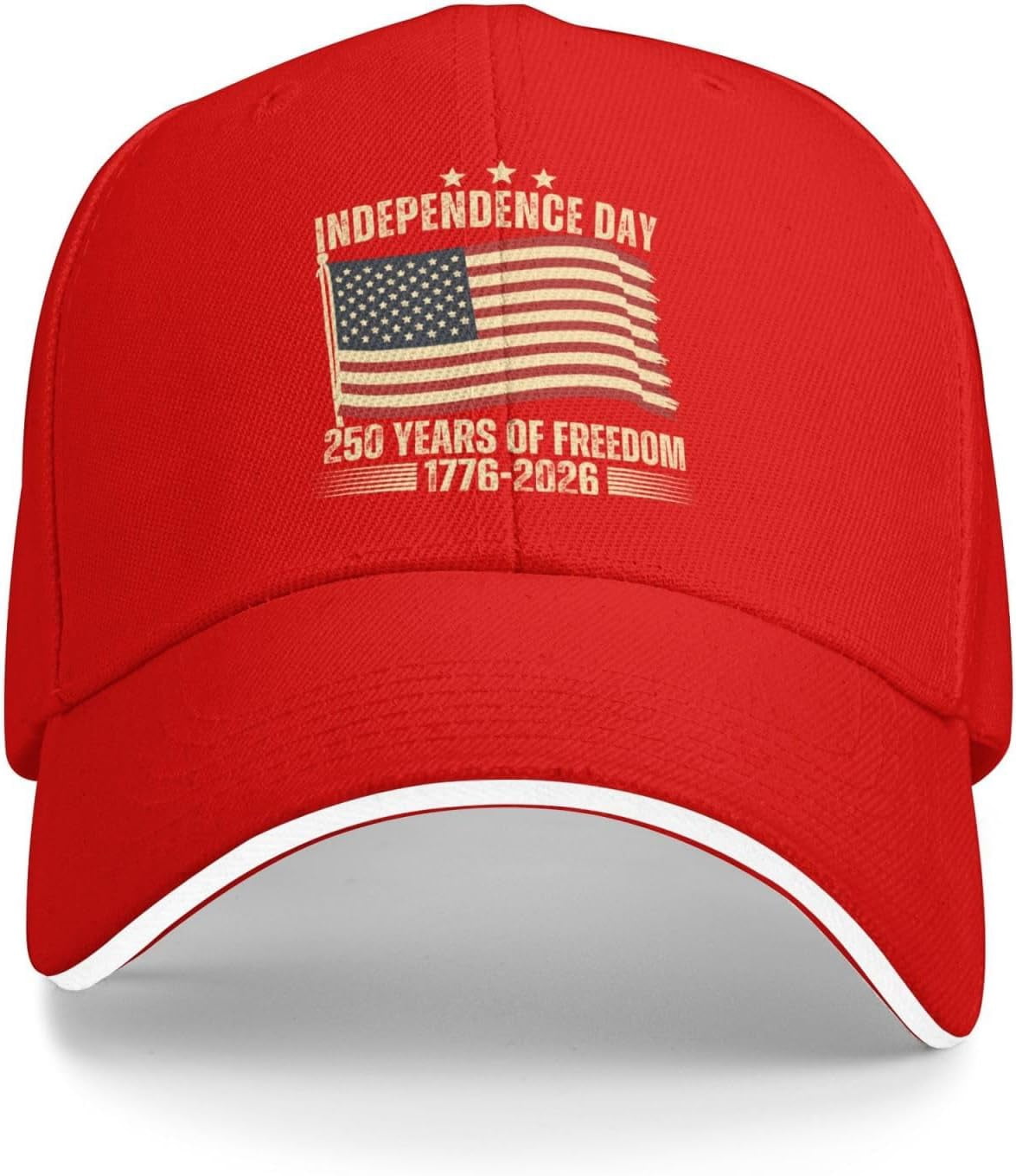 USA 1776 2026 hat 250 Years Freedom 4th of July Hats Baseball Cap ...