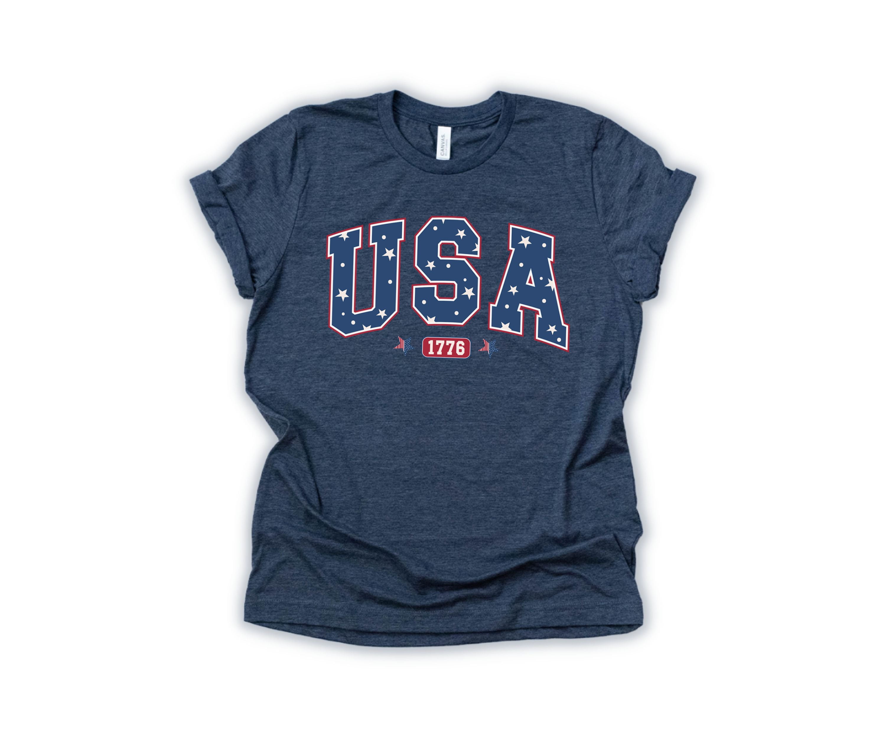 USA 1776 Shirt, Patriotic Shirts for Women & Men, America Clothes ...