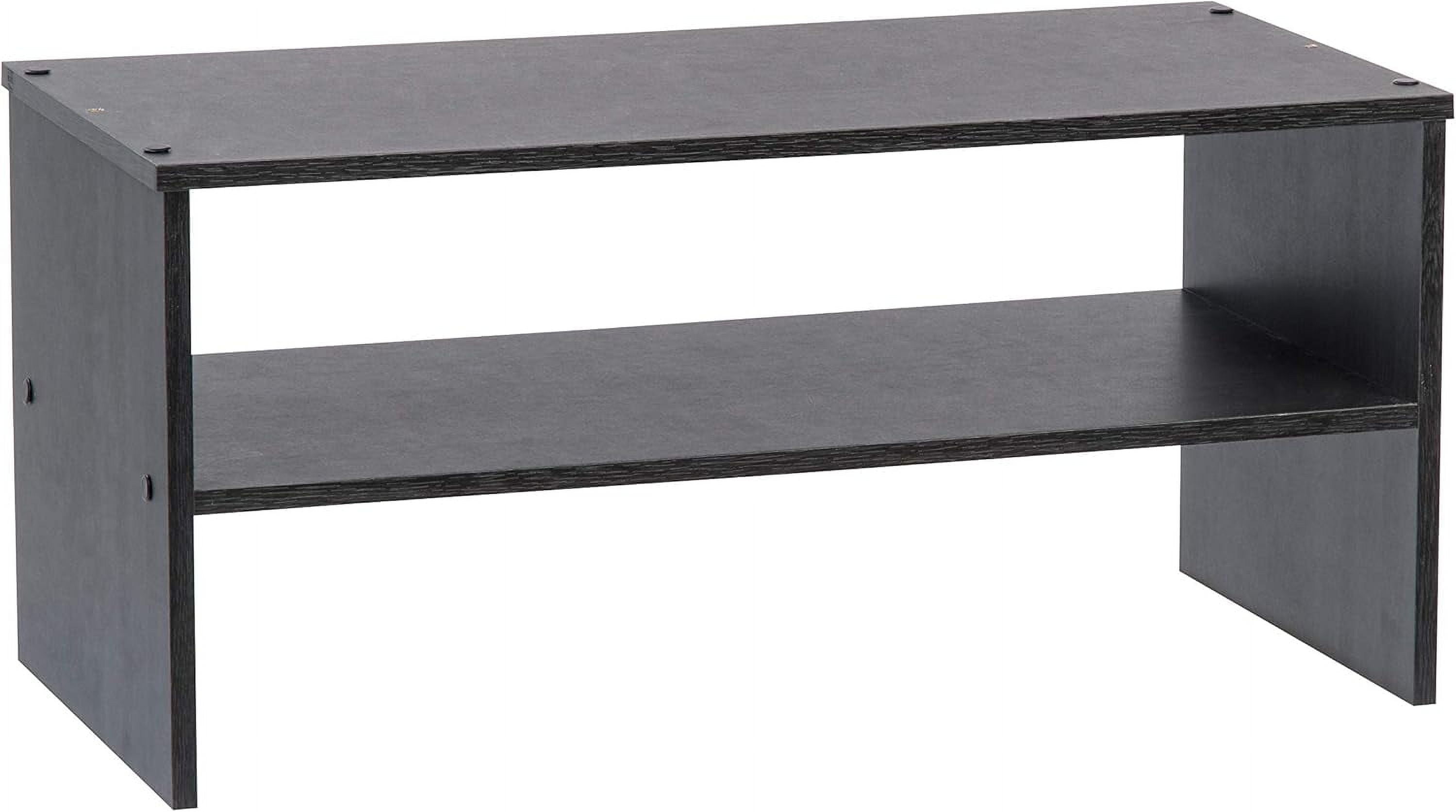 USA 2-Tier Multi-Purpose PC Monitor Organizer Stand, Stackable ...