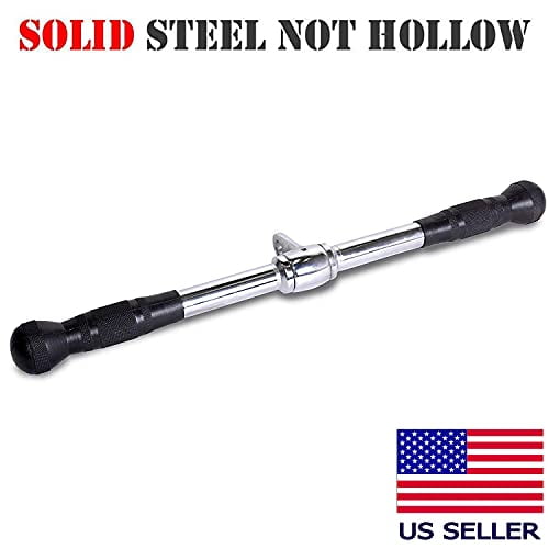 USA 20-Inch Chrome Cable Bar - Pulldown Attachment for Cable Machines ...