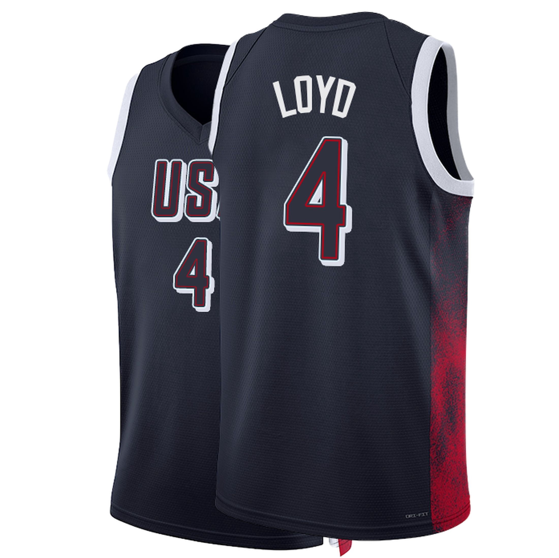 USA_2024_Basketball_Jewell_Loyd_Navy_Jersey - Walmart.com