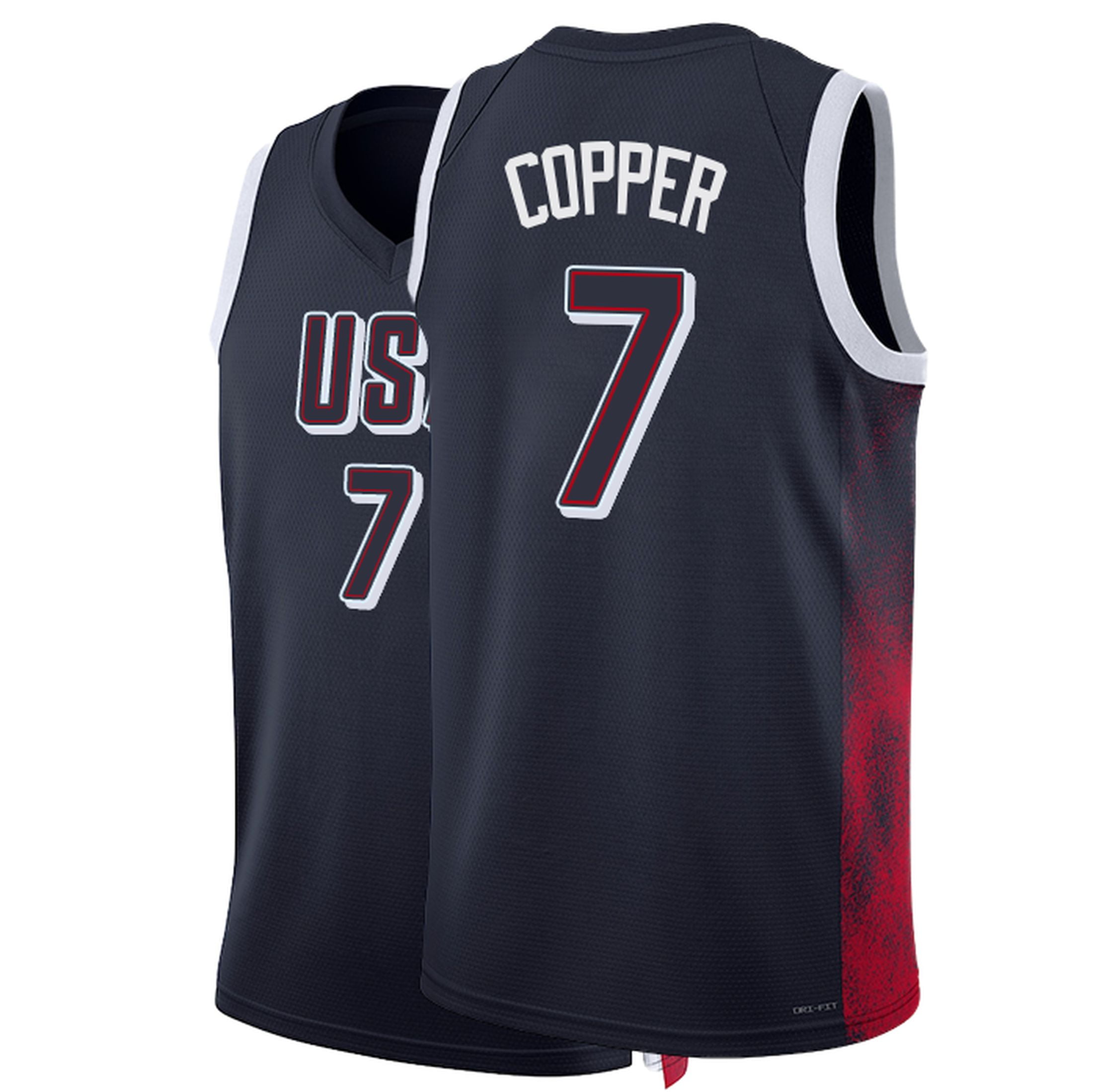 USA_2024_Basketball_Kahleah_Copper_Navy_Jersey - Walmart.com