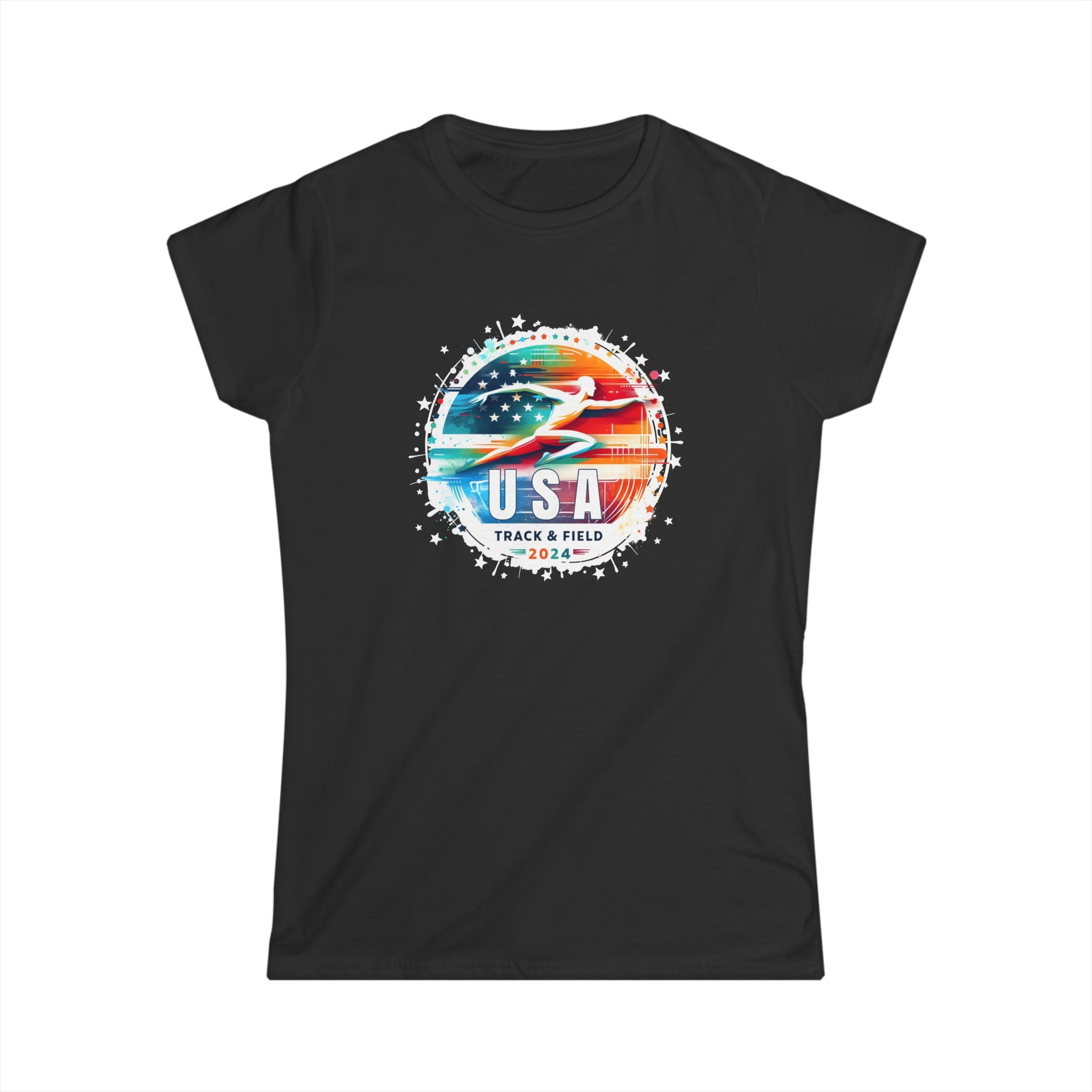 USA 2024 Go United States America 2024 USA Track and Field Women Shirts ...