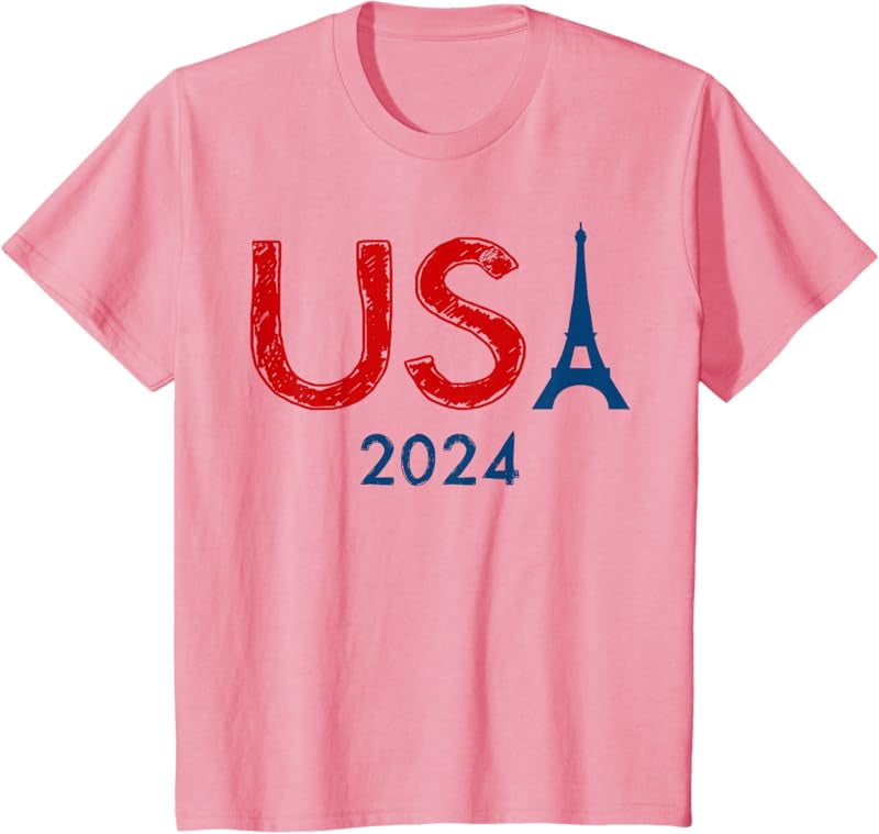 USA 2024 Paris United States Sport USA Team 2024 T-Shirt - Walmart.com