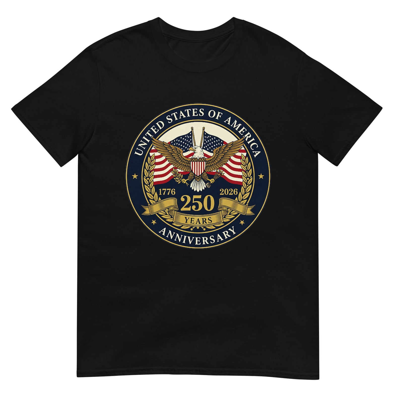 USA 250 Years Anniversary America 1776-T-Shirt - Walmart.com