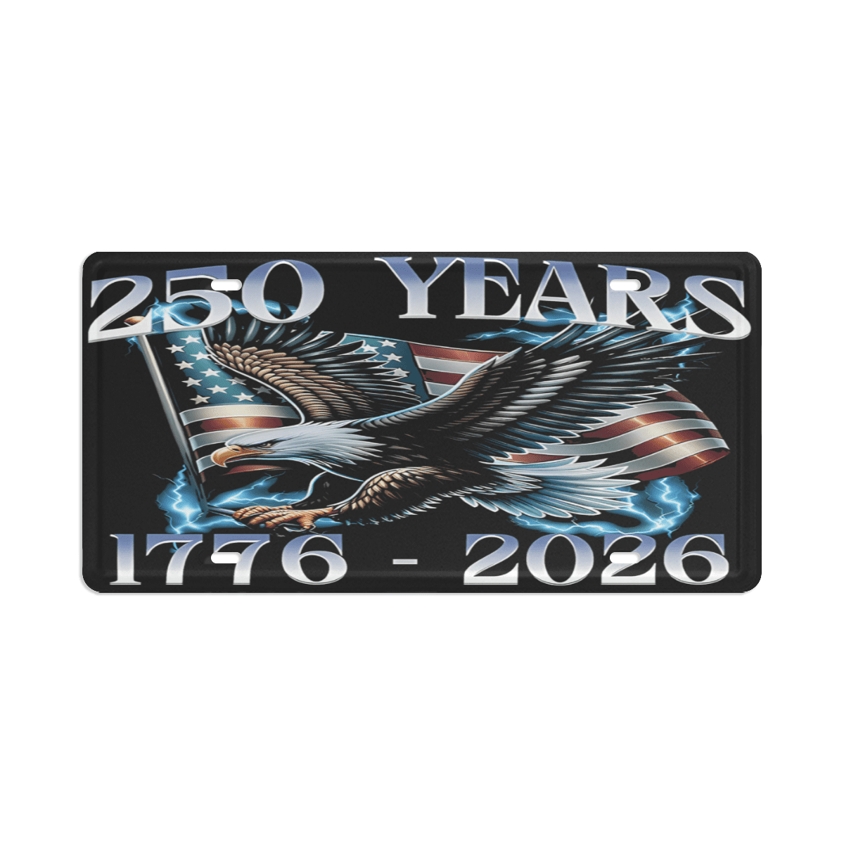 USA 250th Anniversary (1776-2026) Patriotic License Plate Cover ...