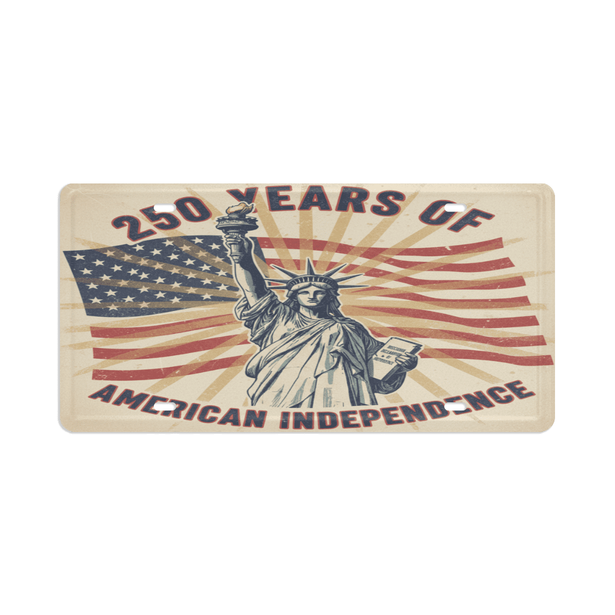 USA 250th Anniversary (1776-2026) Patriotic License Plate Cover ...