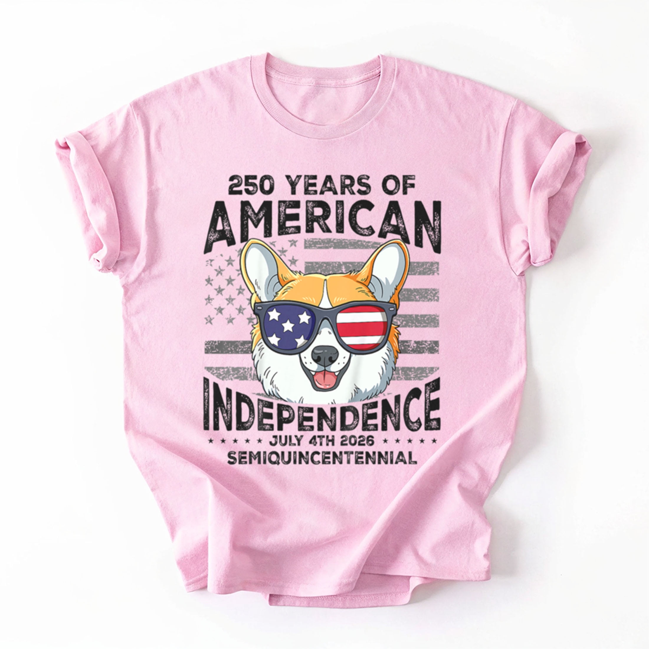 USA 250th Anniversary American Flag Us 4th Of July T-Shirt, 250 Years ...