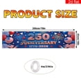 USA 250th Anniversary Banner Patriotic Decorations, 1776-2026 America ...