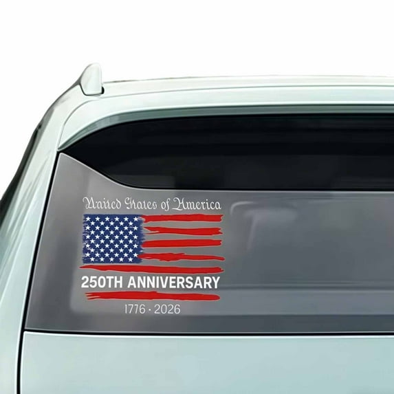 USA 250th Anniversary Car Window Decal Sticker, Independence of USA ...