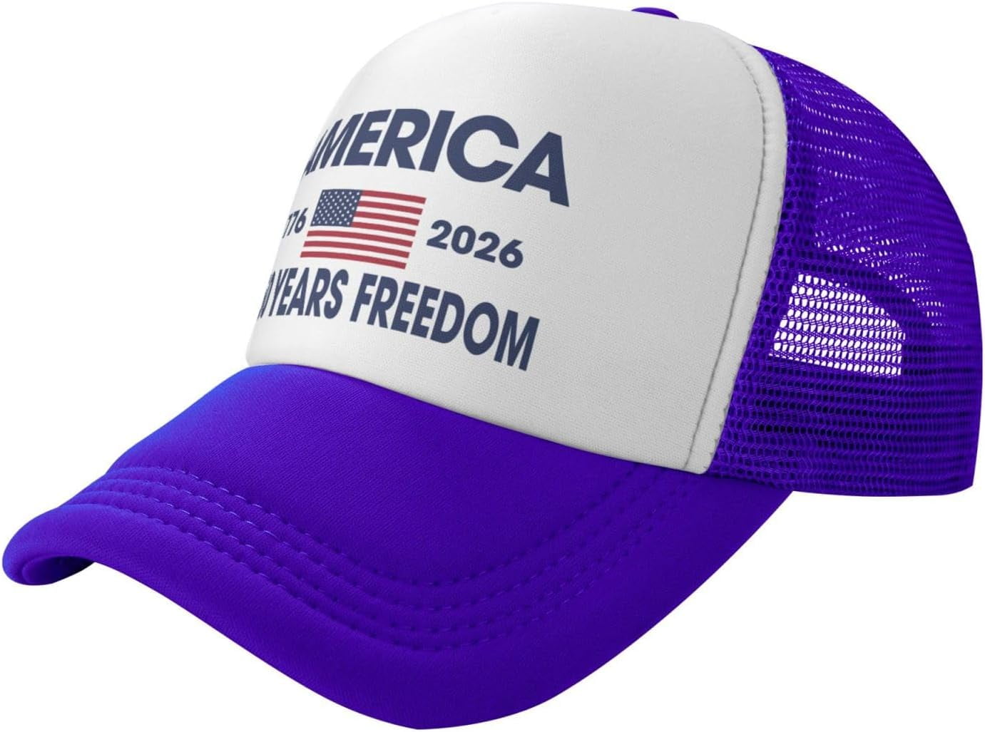 USA 250th Anniversary Dad Cap 1776–2026 Mesh-Back Patriotic Hat ...