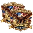 USA 250th Anniversary Eagle Decals (2PCS), 1776-2026 Patriotic American ...