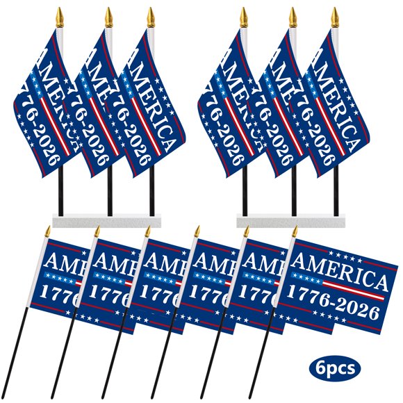 Small American Flag Stick