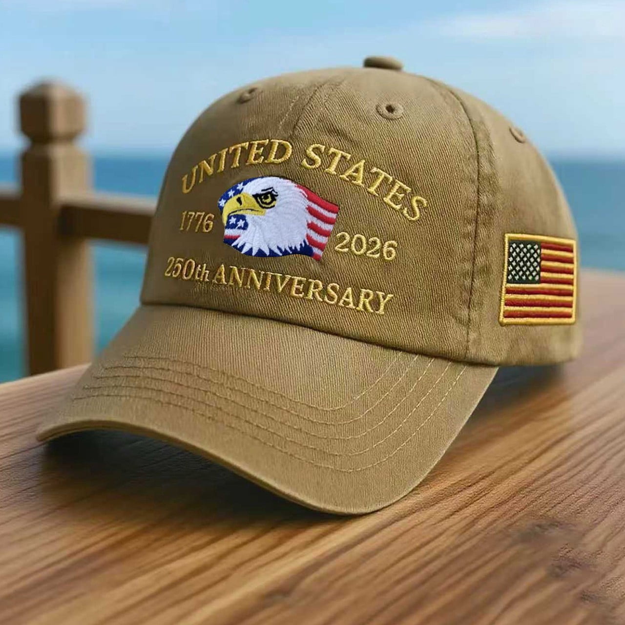 USA 250th Anniversary Hat, Patriotic Commemorative Hat, Adjustable ...