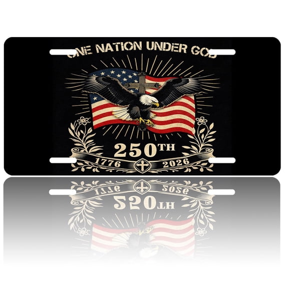 USA 250th Anniversary License Plate, 1776-2026 Patriotic License Plate ...