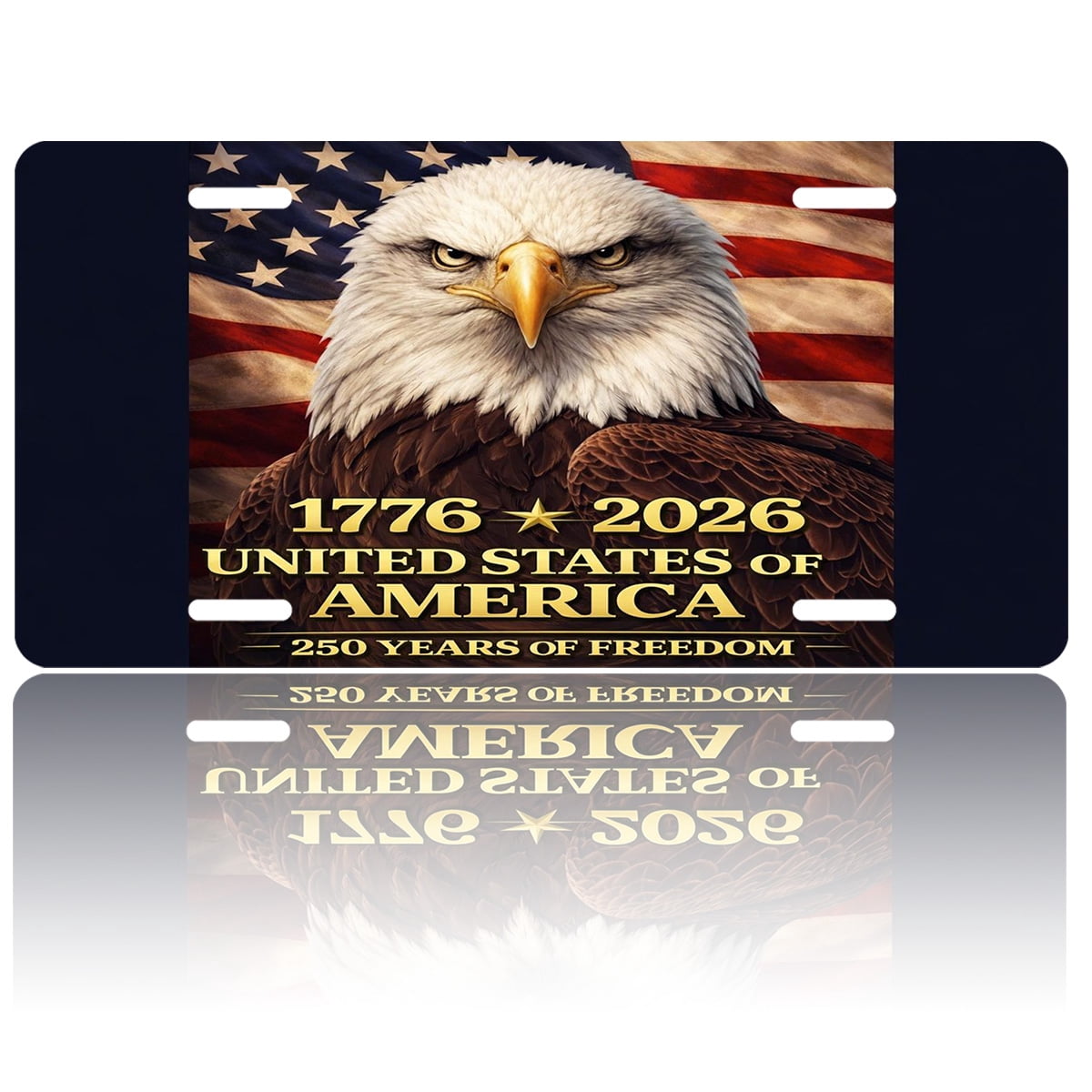 USA 250th Anniversary License Plate, 1776-2026 Patriotic License Plate ...